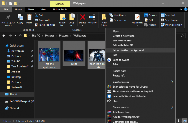 How to Set Different Wallpapers on Multiple Monitors