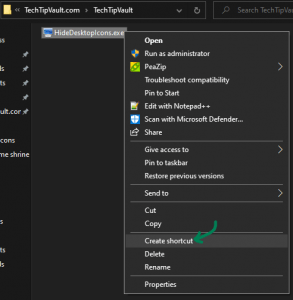 Toggle Desktop Icon Visibility on Windows (Shortcut)