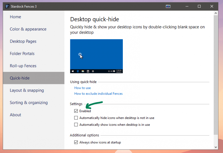 Toggle Desktop Icon Visibility on Windows (Shortcut)